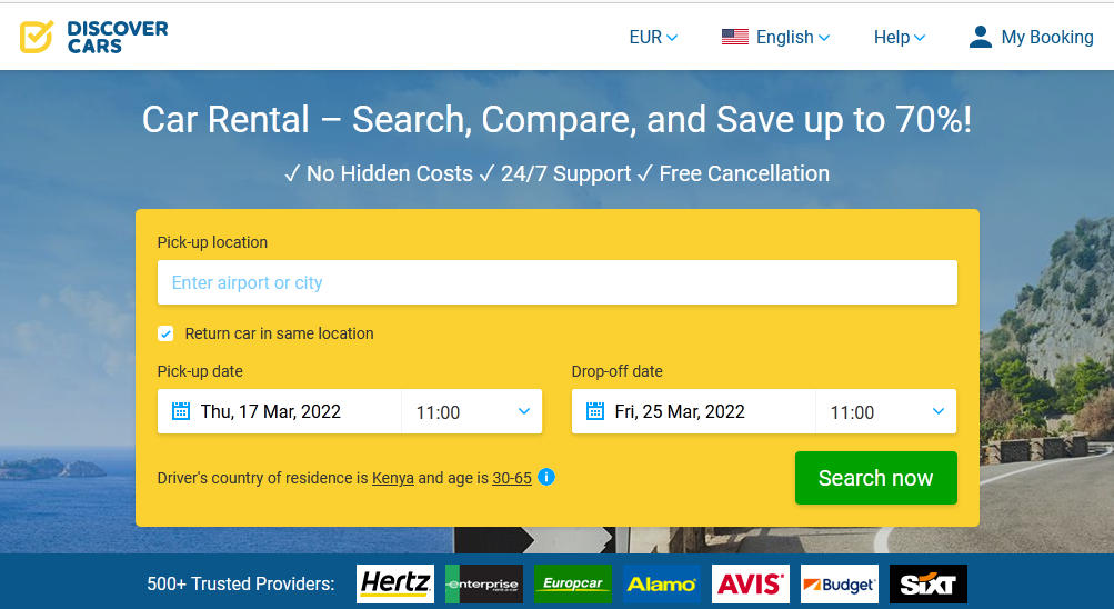Discover Cars review: Is it a worthy car rental website?